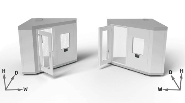 Audiology Booth Spec Sheet - Eckel Acoustic | Mini Booth