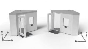 Audiology Booth Spec Sheet - Eckel Acoustic | Mini Booth